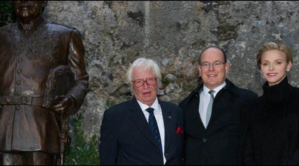 Members of the Princely Family of Monaco Unveil a New Sculpture. (VIDEO ...